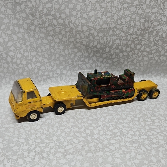 Tonka | Toys | Vintage Tonka Cab Trailer Bull Dozer | Poshmark